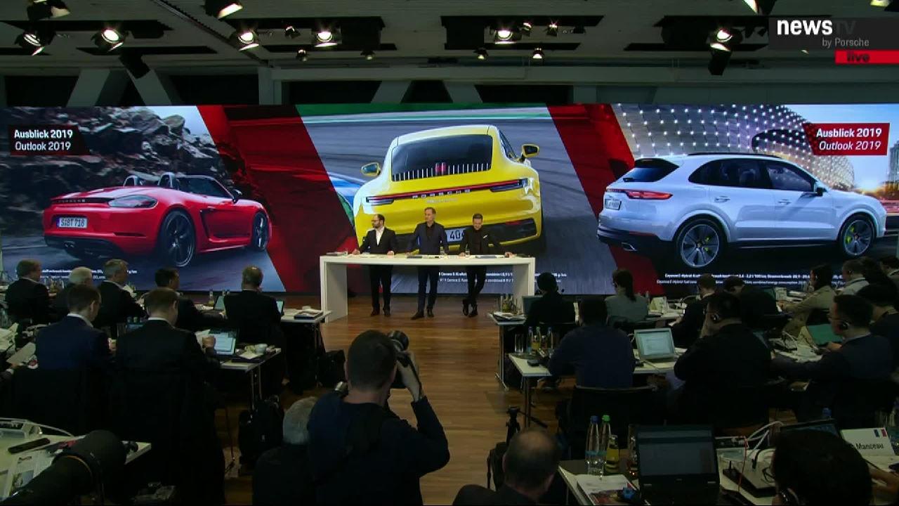 Annual press conference 2019 - recording - NewsTV Porsche